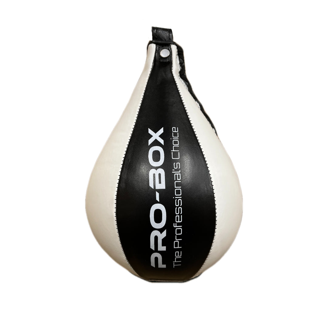 CHAMP LEATHER HYBRID SPEEDBALL BLACK-WHITE– Pro-Box