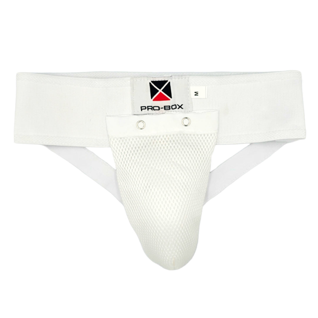 COTTON GROIN GUARD WHITE *NEW*– Pro-Box